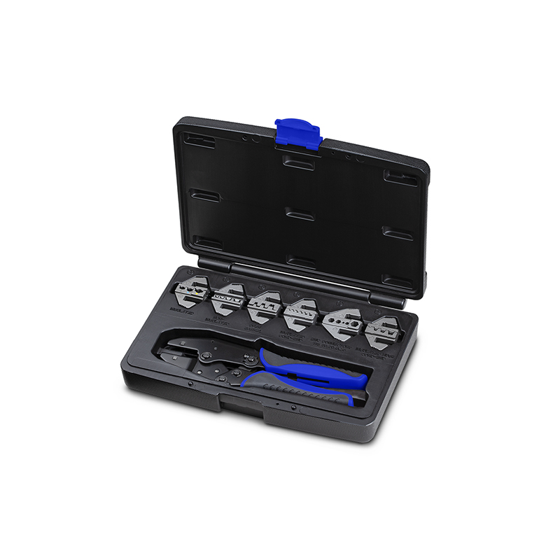 Quick Change Ratcheting Crimping Plier Set (7pcs) - TRIDENTE